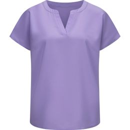 WITT Damen Schlupfbluse mit Rundhals-Ausschnitt, lavendel, Gr&ouml;&szlig;e 38