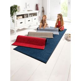 Salonloewe Fu&szlig;matte, dunkelblau, Gr&ouml;&szlig;e 75x190 cm - rechteckig