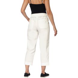 WITT Damen 7/8-Hose mit Rundum-Dehnbund, gerafft, ecru, Gr&ouml;&szlig;e 38