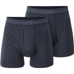 w&auml;schepur men Herren Hose kurz, marine-bedruckt, Gr&ouml;&szlig;e 10