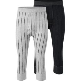 w&auml;schepur men Herren Hose 3/4-lang, anthrazit + grau, Gr&ouml;&szlig;e 10