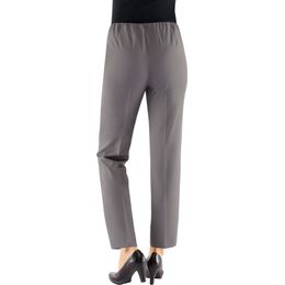 Adelina by Scheiter Damen Schlupfhose mit B&uuml;gelfalten, anthrazit, Gr&ouml;&szlig;e 50