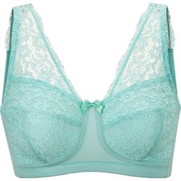 w&auml;schepur w&auml;schepur Damen BH ohne B&uuml;gel mit Spitze &uuml;berzogen, mint, Gr&ouml;&szlig;e 90B