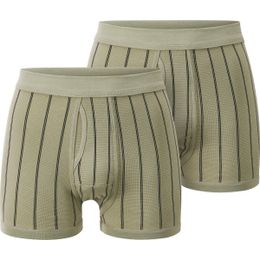 w&auml;schepur men Herren Hose kurz, khaki-gestreift, Gr&ouml;&szlig;e 5