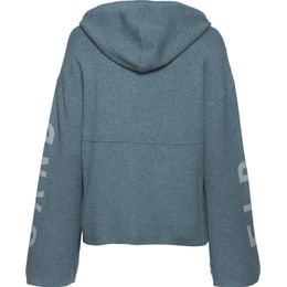 ELBSAND Damen Hoodie, petrol, Gr&ouml;&szlig;e 48/50