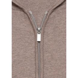 ELBSAND Damen Strickjacke, Braun, Gr. 36/38, Strickjacken, Material: Viskose
