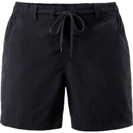feel good Damen Badeshorts mit Netzverarbeitung innen, schwarz, Gr&ouml;&szlig;e 46