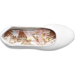 Lascana Damen Ballerina, wei&szlig;, Gr&ouml;&szlig;e 40