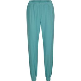 w&auml;schepur w&auml;schepur Damen Schlafanz&uuml;ge aus Single-Jersey, ozean + flamingo, Gr&ouml;&szlig;e 52/54