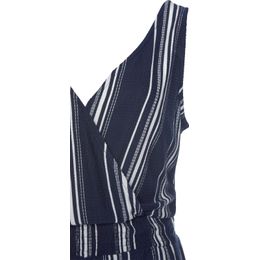 Lascana Damen Culotte-Overall, marine-wei&szlig;-gestreift, Gr&ouml;&szlig;e 34
