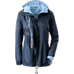 WITT Damen Funktionsjacke mit Innentasche, kn&ouml;pfbar, marine, Gr&ouml;&szlig;e 22