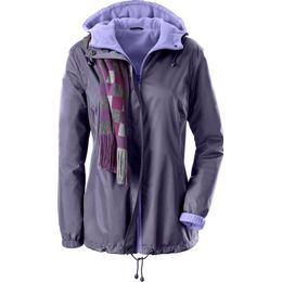 WITT Damen Funktionsjacke mit Innentasche, kn&ouml;pfbar, beere, Gr&ouml;&szlig;e 50