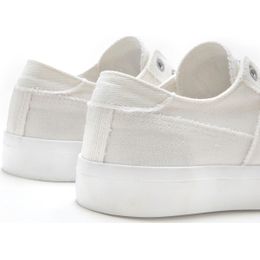 ELBSAND Damen Sneaker, Wei&szlig;, Gr. 44, Sneakers & Schn&uuml;rer, Material: Textil