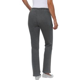 WITT Damen Schlupfjeans mit Rei&szlig;verschluss-Taschen, stone-grey-denim, Gr&ouml;&szlig;e 54