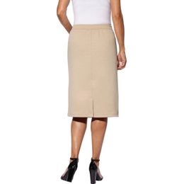 WITT Damen Schlupfrock in strukturierter Jersey-Qualit&auml;t, beige, Gr&ouml;&szlig;e 38