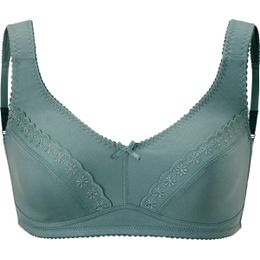 w&auml;schepur w&auml;schepur Damen Komfort-BH ohne B&uuml;gel mit Spitzen-Borte, mint, Gr&ouml;&szlig;e 80B