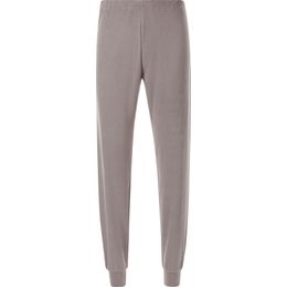 KINGsCLUB Herren Schlafanzug, grau-bordeaux, Gr&ouml;&szlig;e 64/66