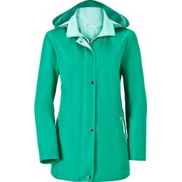 WITT Damen Funktionsjacke wind- und wasserabweisend, smaragdgr&uuml;n, Gr&ouml;&szlig;e 42