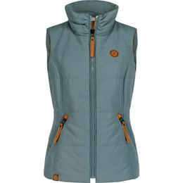 WITT Damen Steppweste in Microfaser-Qualit&auml;t, jade, Gr&ouml;&szlig;e 42