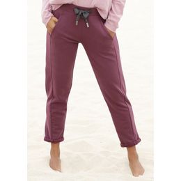 ELBSAND Damen Sweathose, aubergine, Gr&ouml;&szlig;e S (36)