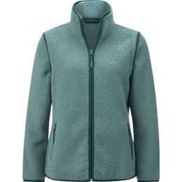 WITT Damen Fleecejacke mit abnehmbaren &Auml;rmeln, jade, Gr&ouml;&szlig;e 36