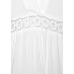 Lascana Damen Longbluse, offwhite, Gr&ouml;&szlig;e 40/42