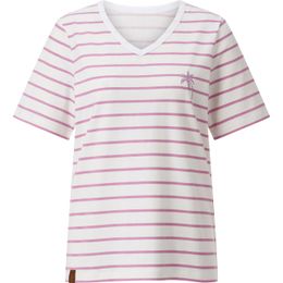 Heine Damen Shirt, Rosa, Gr. 42, T-Shirts, 100% Baumwolle