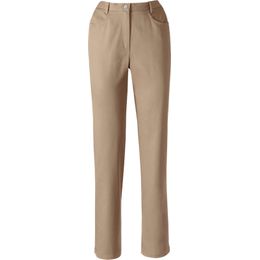 WITT Damen Jeans mit Stretch-Anteil, camel, Gr&ouml;&szlig;e 26