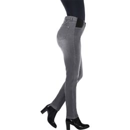 WITT Damen Jeans mit Stretch-Eins&auml;tzen, grey-denim, Gr&ouml;&szlig;e 54