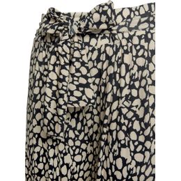 Lascana Damen Culotte, schwarz-sand-bedruckt, Gr&ouml;&szlig;e 38
