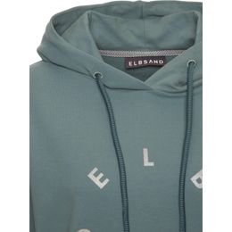 ELBSAND Damen Kapuzensweatshirt, petrol, Gr&ouml;&szlig;e S (36)