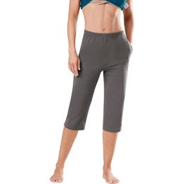 feel good Damen Capri-Hosen, petrol + taupe, Gr&ouml;&szlig;e 48/50