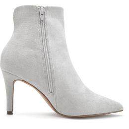 Lascana Damen High-Heel-Stiefelette, hellgrau, Gr&ouml;&szlig;e 42