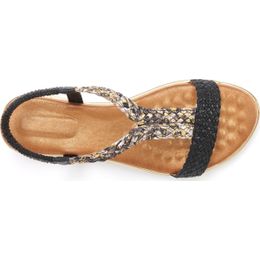 Vivance Damen Sandale, schwarz, Gr&ouml;&szlig;e 37