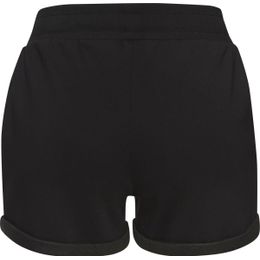 Lascana Damen Sweatshorts, schwarz, Gr&ouml;&szlig;e 40/42