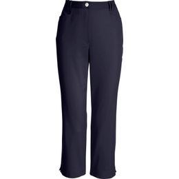 COSMA Damen 7/8-Hose schmutzabweisend und knitterarm, marine, Gr&ouml;&szlig;e 46