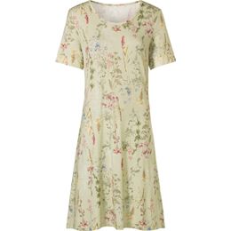Heine Jerseykleid, Gr&uuml;n, Gr. 20, Damen, Strandkleider, Material: Viskose, Elasthan