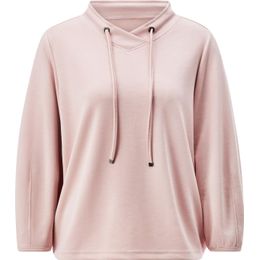 WITT Damen Sweatshirt im softweichen Modal-Mix, puder, Gr&ouml;&szlig;e 52
