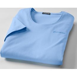 Catamaran Sports Damen Sportshirt mit Stickerei, marine + hellblau, Gr&ouml;&szlig;e 48/50