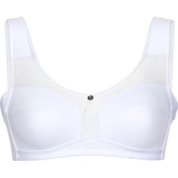 w&auml;schepur w&auml;schepur Damen Entlastungs-BH ohne B&uuml;gel, Wei&szlig;, Gr. 85B, B&uuml;gellose BHs, Material: Polyester