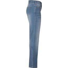 WITT Damen Jeans mit Nieten an den Taschen, blue-stone-washed, Gr&ouml;&szlig;e 23