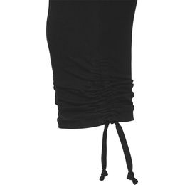 Damen Caprileggings, Schwarz, Gr. 48/50, Beachtime by Lascana, Leggings, Material: Baumwolle