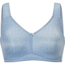w&auml;schepur w&auml;schepur Damen Komfort-BH ohne B&uuml;gel mit Jacquard-Muster, hellblau, Gr&ouml;&szlig;e 115A