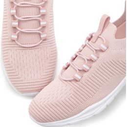 Vivance Damen Sneaker, Rosa, Gr. 37, Sneakers & Schn&uuml;rer, Material: Textil