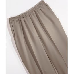 COME ON Damen Schlupfhose atmungsaktiv und b&uuml;gelarm, taupe, Gr&ouml;&szlig;e 54