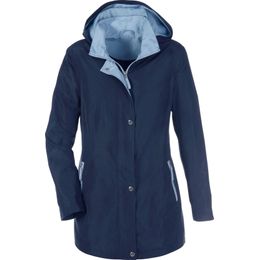 WITT Damen Funktionsjacke mit Innentasche, marine-hellblau, Gr&ouml;&szlig;e 44