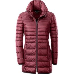 WITT Damen Steppjacke mit dezentem Glanz, bordeaux, Gr&ouml;&szlig;e 40