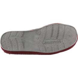 Schawos Damen Pantoffel, Grau, Gr. 38, Hausschuhe, Material: Textil