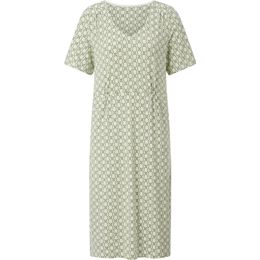 Heine Damen Jerseykleid, Gr&uuml;n, Gr. 38, Shirtkleider, Material: Viskose