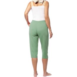 WITT Damen Caprihose mit geschwungenen Seitenn&auml;hten, eucalyptus, Gr&ouml;&szlig;e 50